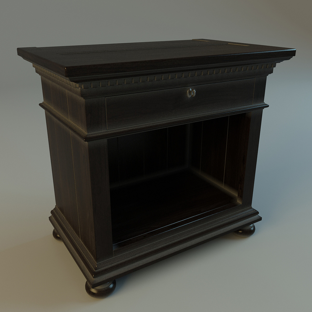 3d st james open nightstand