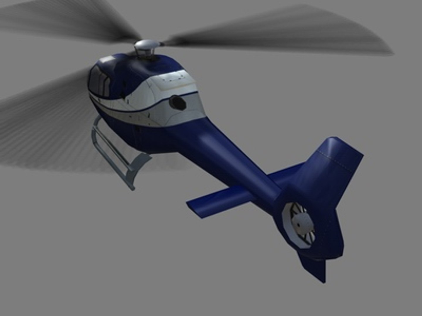 Eurocopter Colibri Helicopter 3d Max