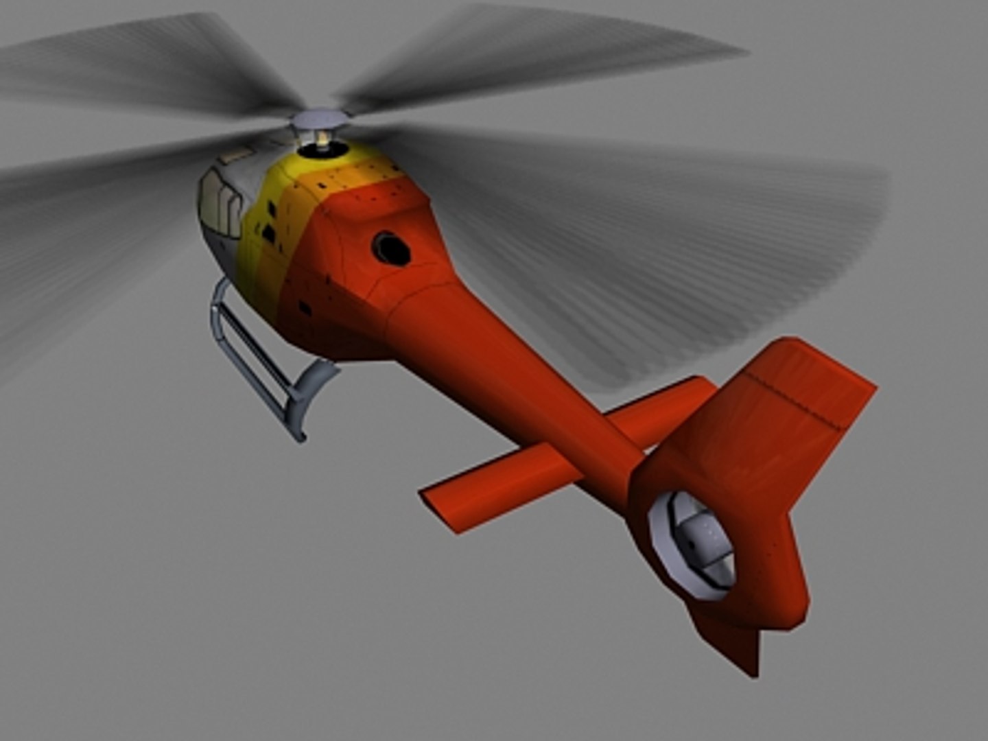 Eurocopter Colibri Helicopter 3d Max