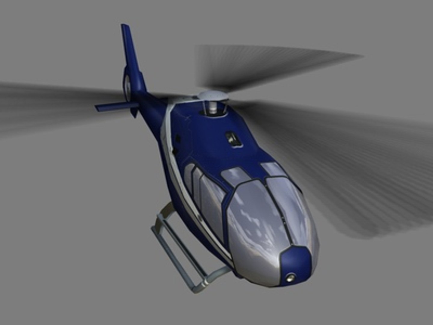 Eurocopter Colibri Helicopter 3d Max