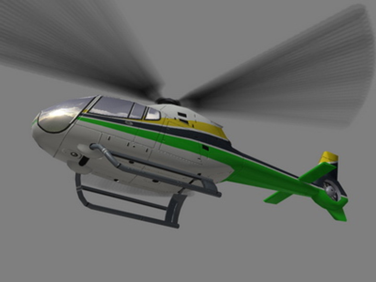 Eurocopter Colibri Helicopter 3d Max