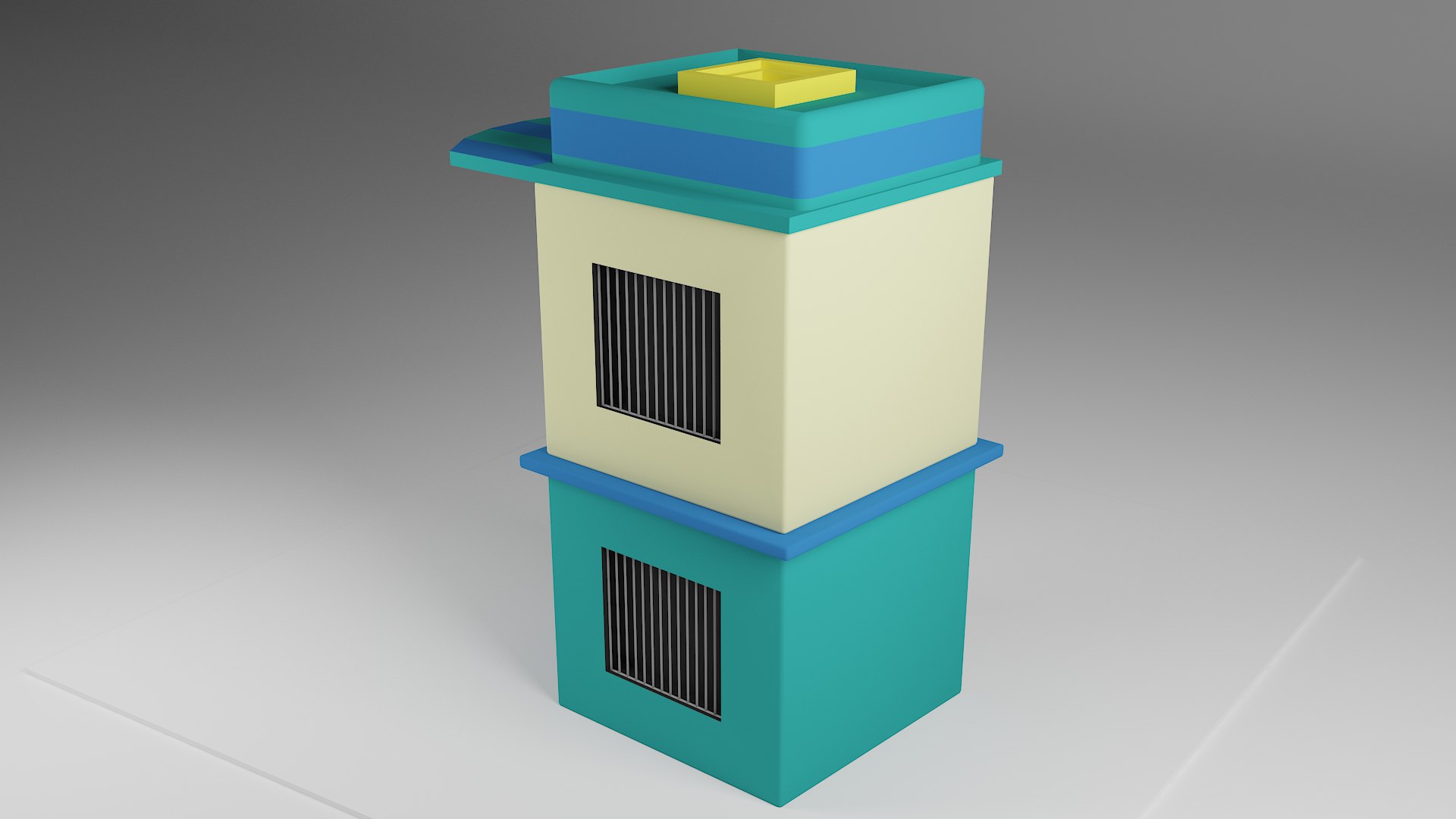 LOW POLY POLICE STATION 3D Model - TurboSquid 1955815