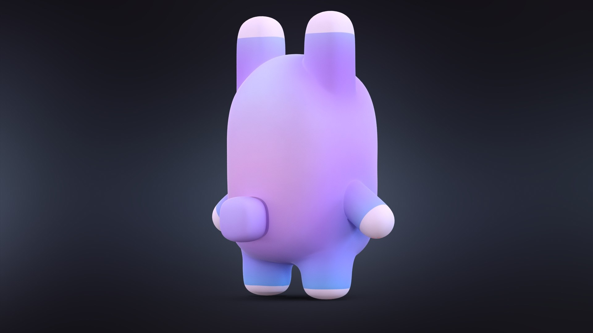 Cute cartoon bunny 3D model - TurboSquid 1622255
