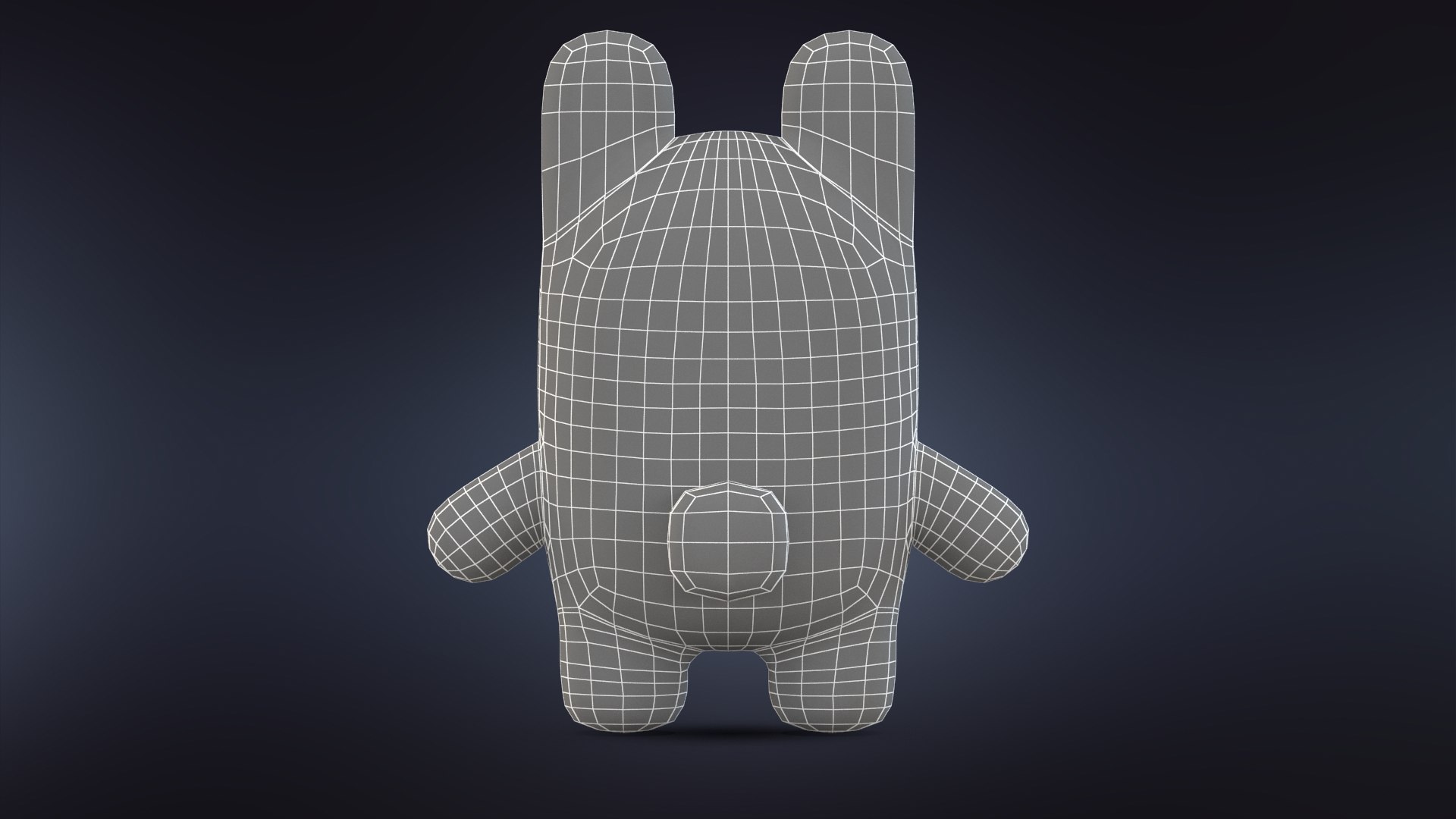 Cute cartoon bunny 3D model - TurboSquid 1622255