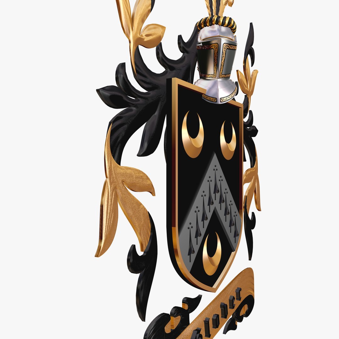 Family Crest - Glover 3D - TurboSquid 2324678