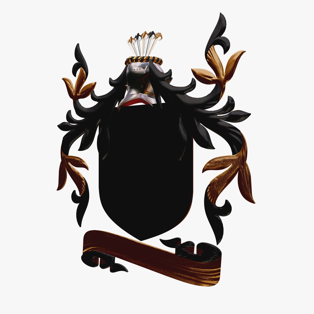Family Crest - Glover 3D - TurboSquid 2324678