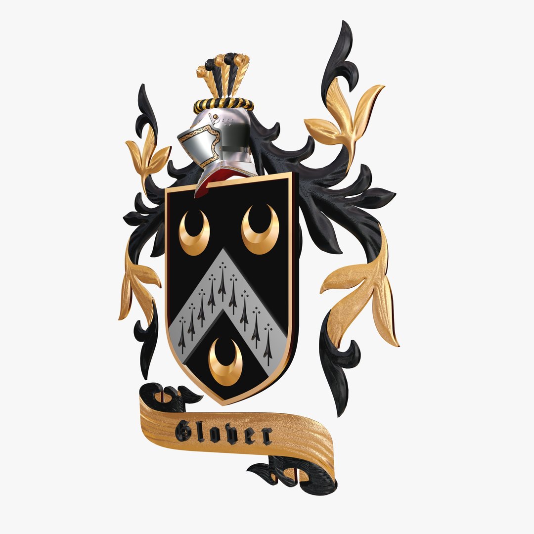 Family Crest - Glover 3D - TurboSquid 2324678