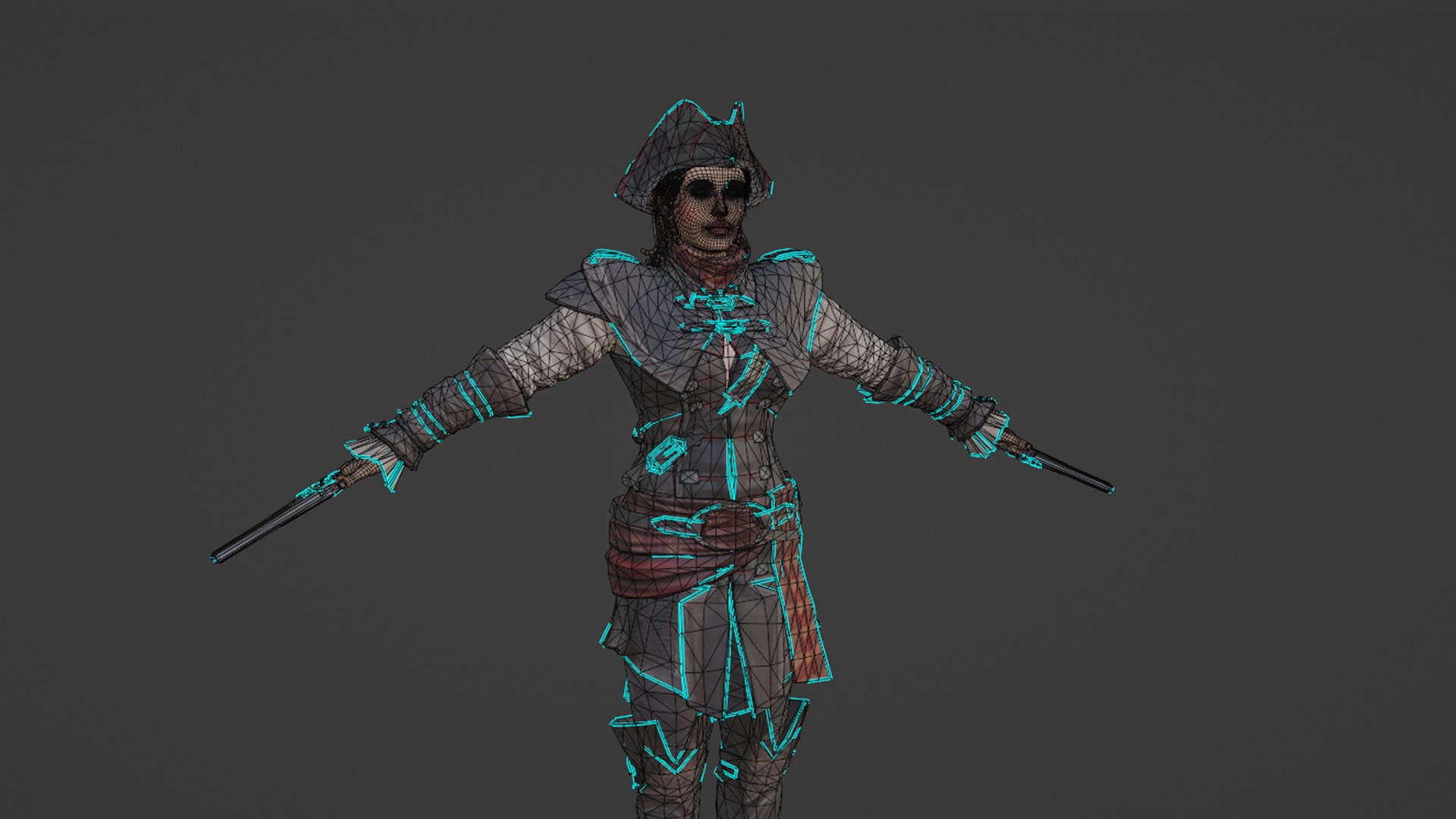 Realistic Rigged Western Warrior Girl-Mariya Character 3D Model Model ...