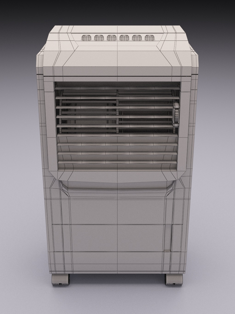 Small Evaporative Cooler 3D Model - TurboSquid 1464257