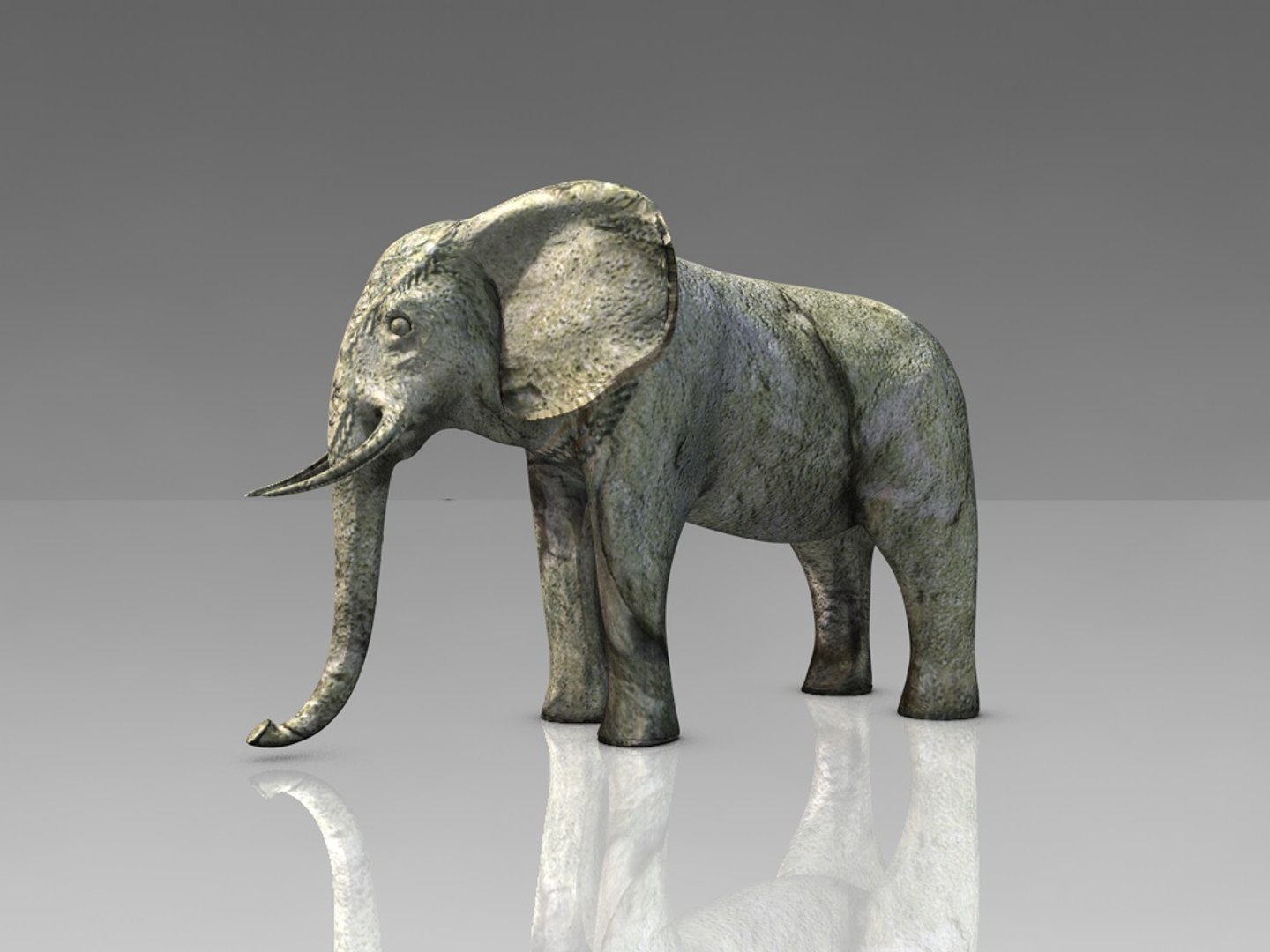 3D Stone Elephant - TurboSquid 1197994