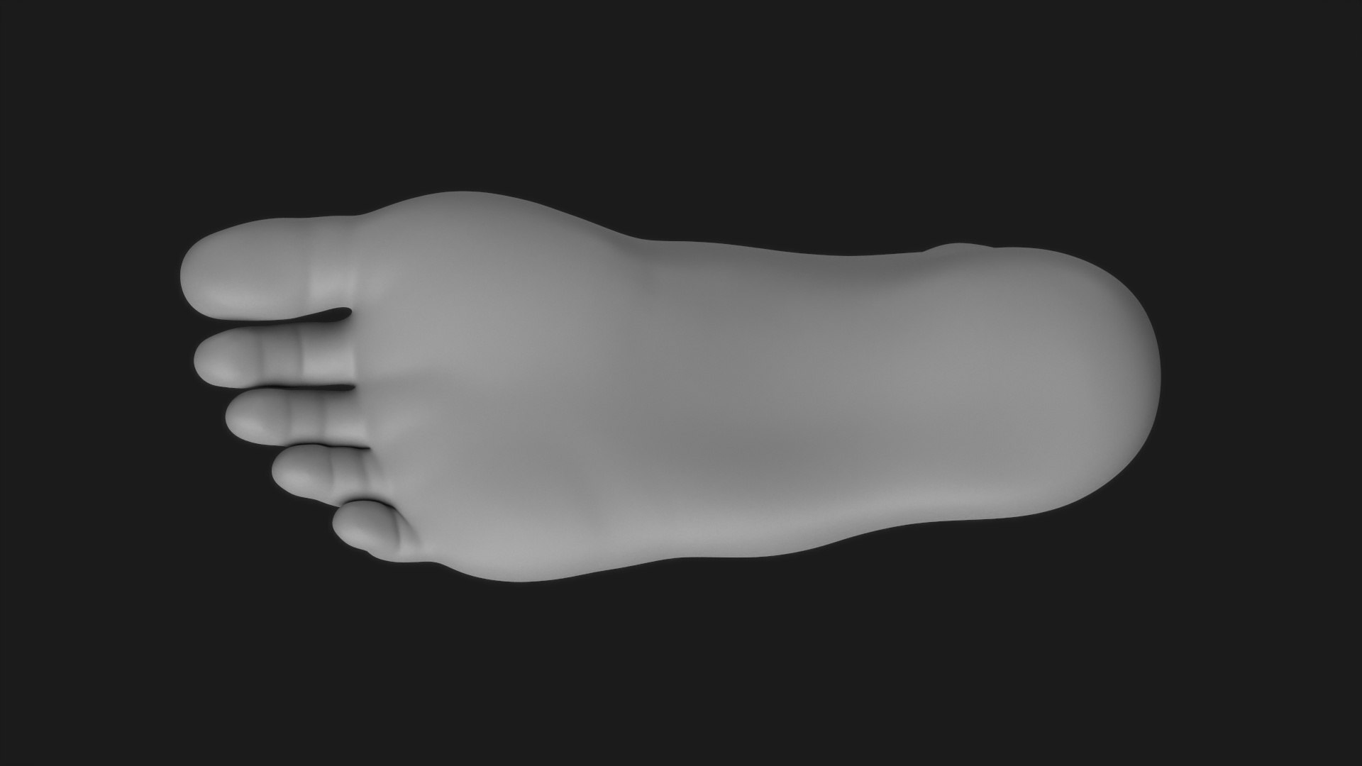 Realistic Human Foot 3D Model - TurboSquid 2014420