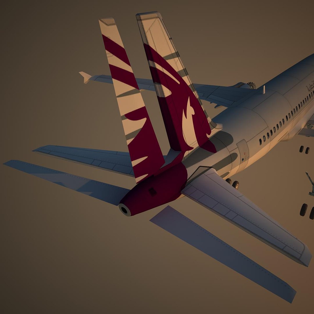3d max airbus qtr