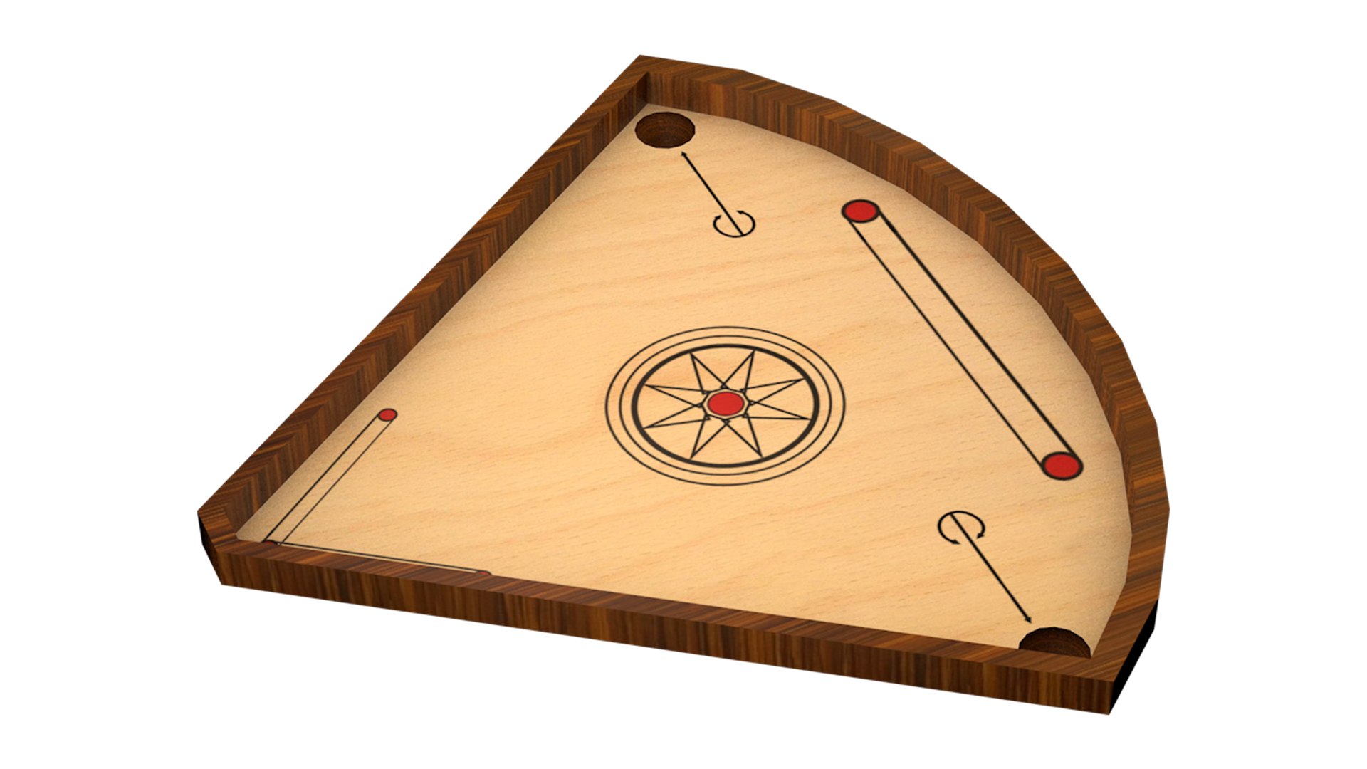 Pack 10 Carrom Boards 3D Model - TurboSquid 1692968