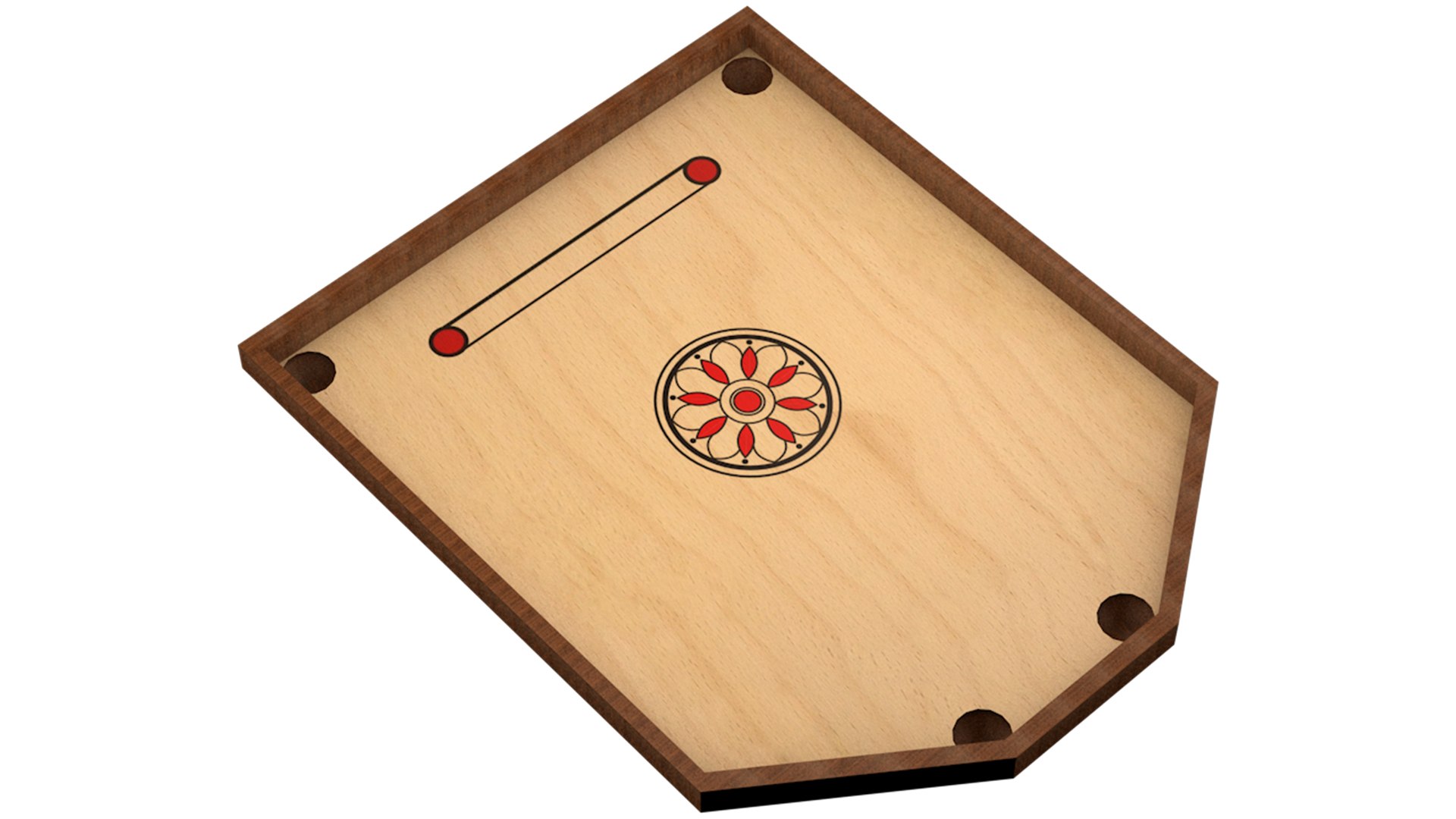 Pack 10 carrom boards 3D model - TurboSquid 1692968