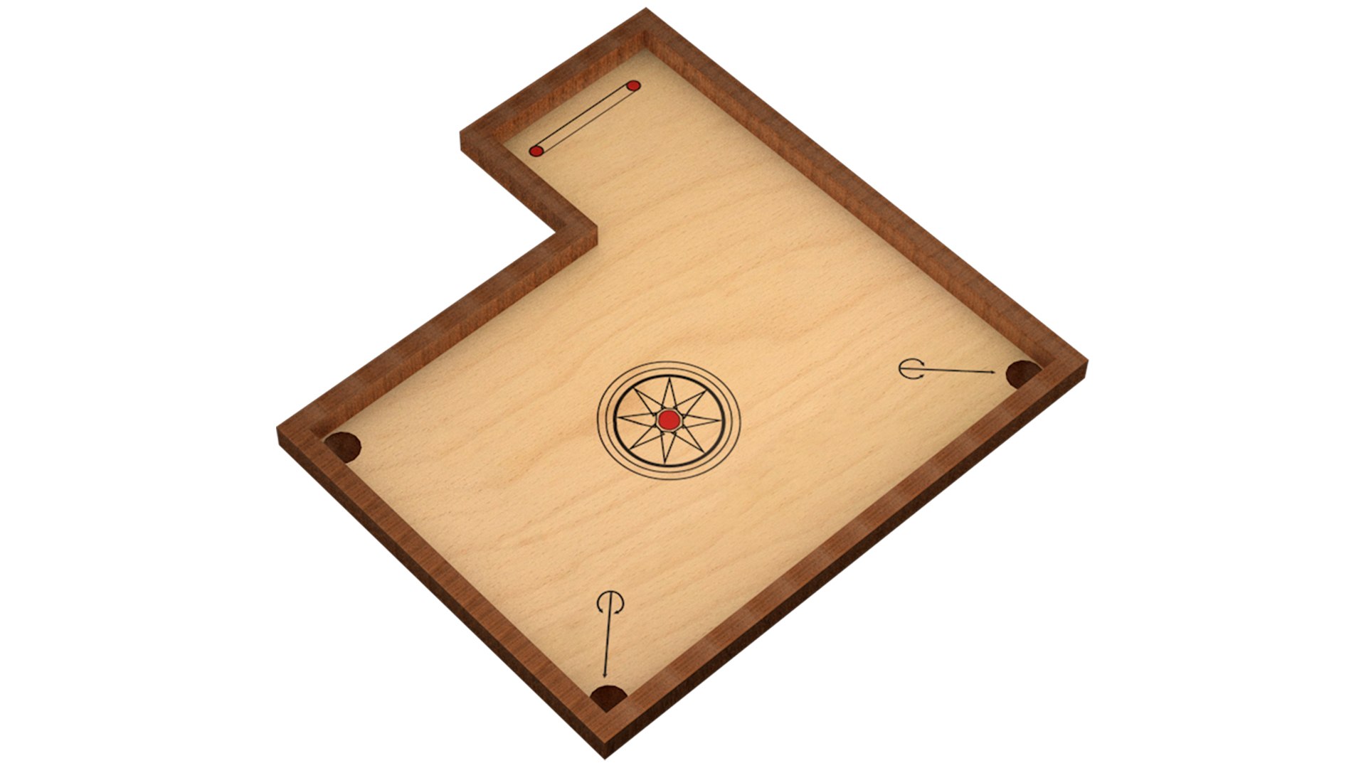 Pack 10 Carrom Boards 3D Model - TurboSquid 1692968