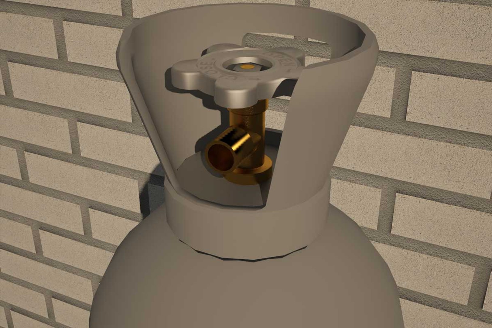 Argon Tank 3D Model - TurboSquid 1446078