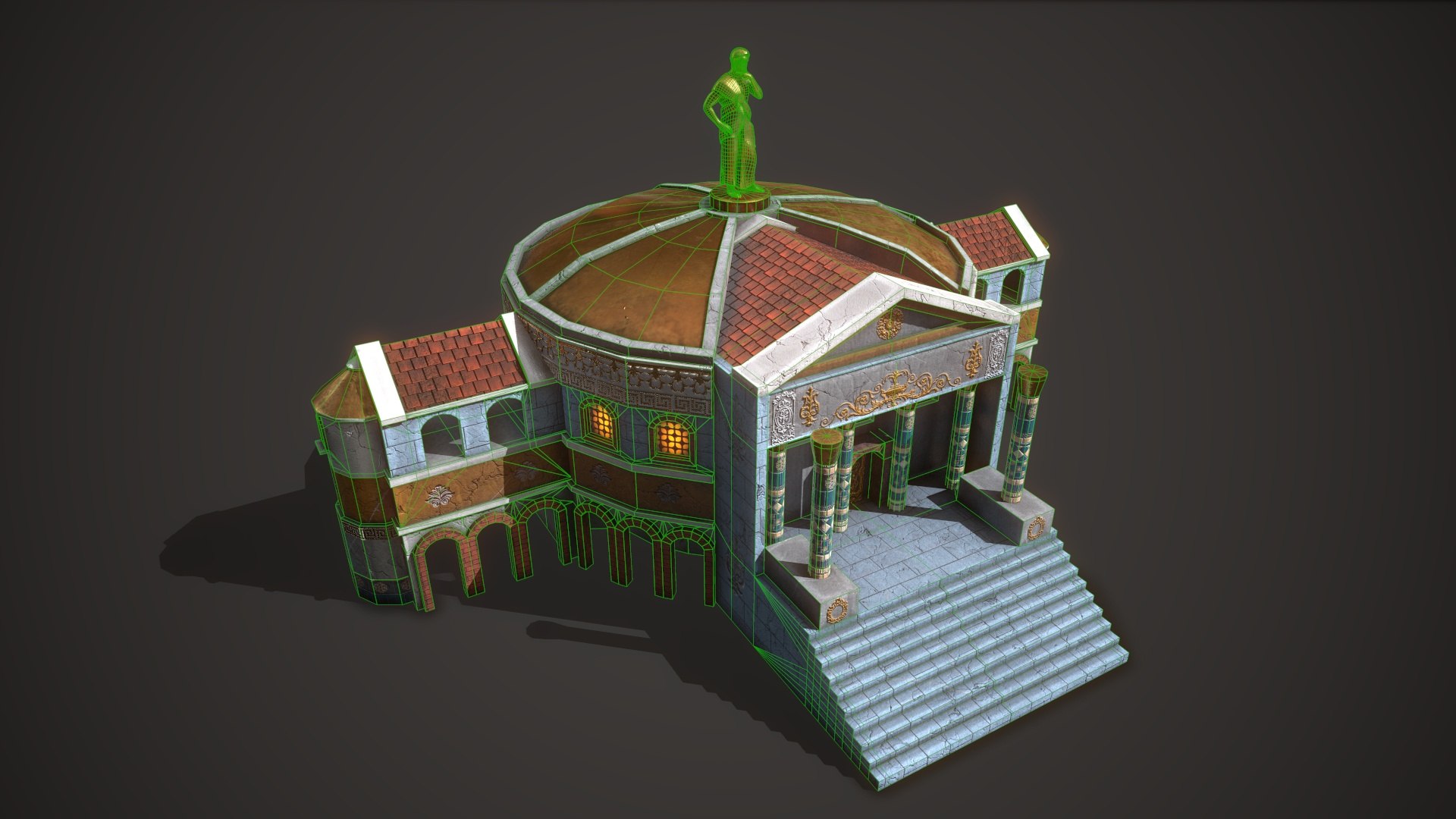 3D Ancient Senate Model - TurboSquid 1650531