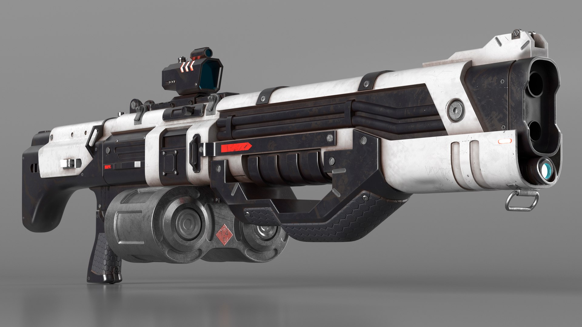 Futuristic Machine Gun 3D - TurboSquid 2197603
