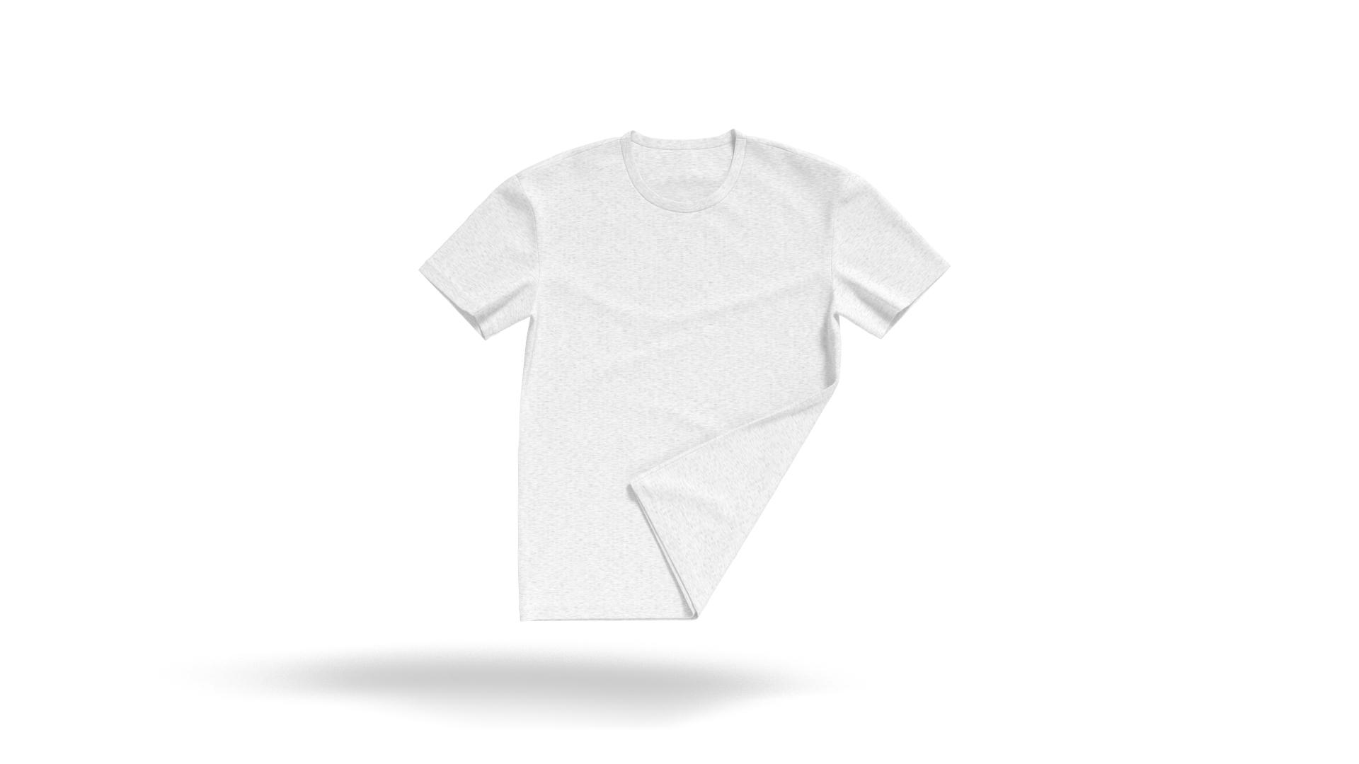 Flat Lay T-shirt - basic folded corner tee-shirt 3D model - TurboSquid ...