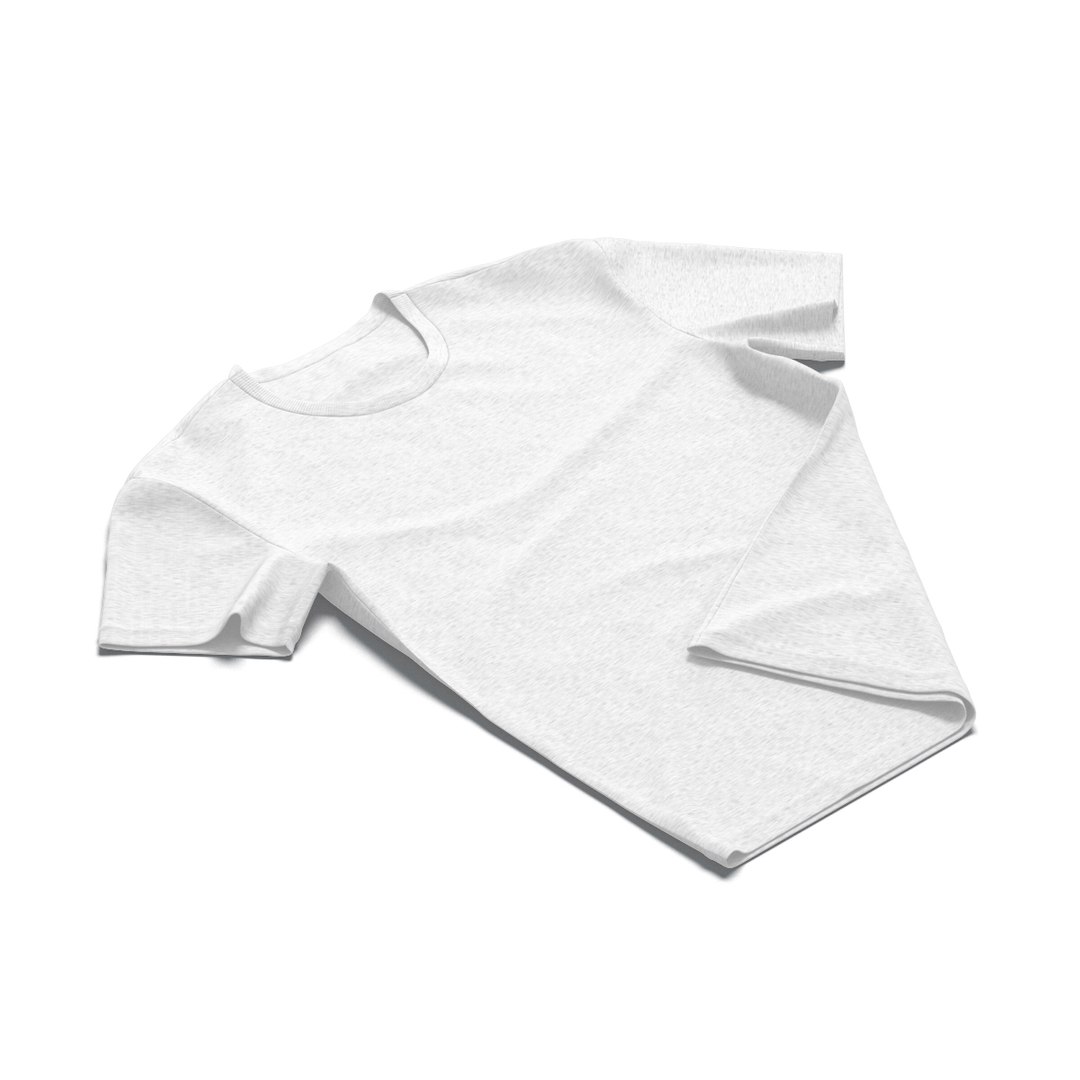 Flat Lay T-shirt - basic folded corner tee-shirt 3D model - TurboSquid ...