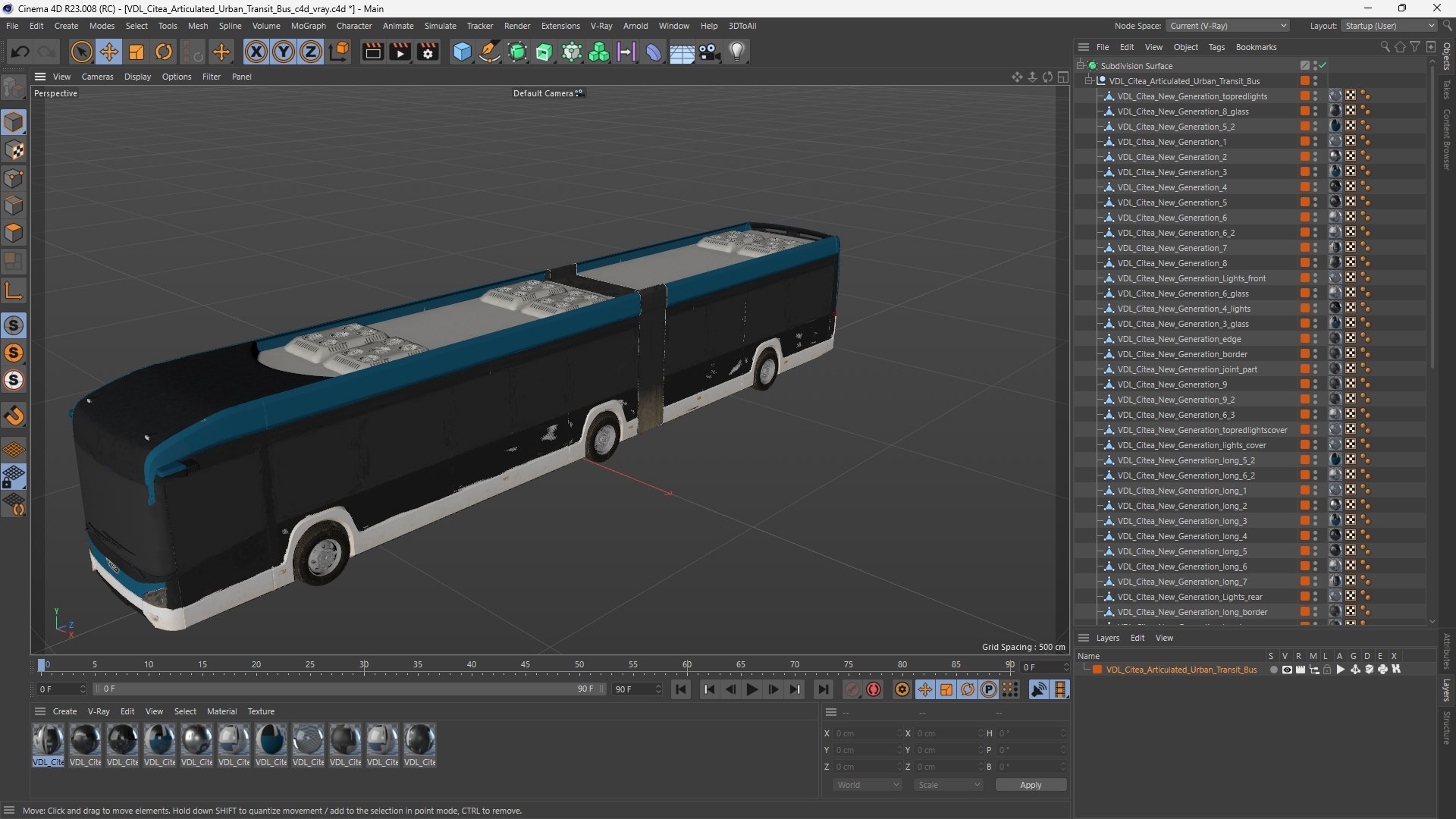 VDL Citea Articulated Urban Transit Bus 3D Model - TurboSquid 2546518