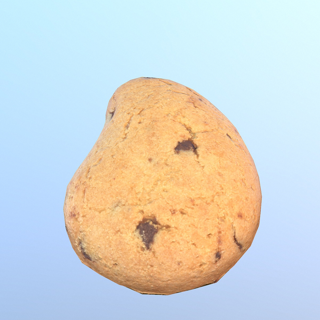 3D Cookie Chocolate 06 Modeled - TurboSquid 1620164