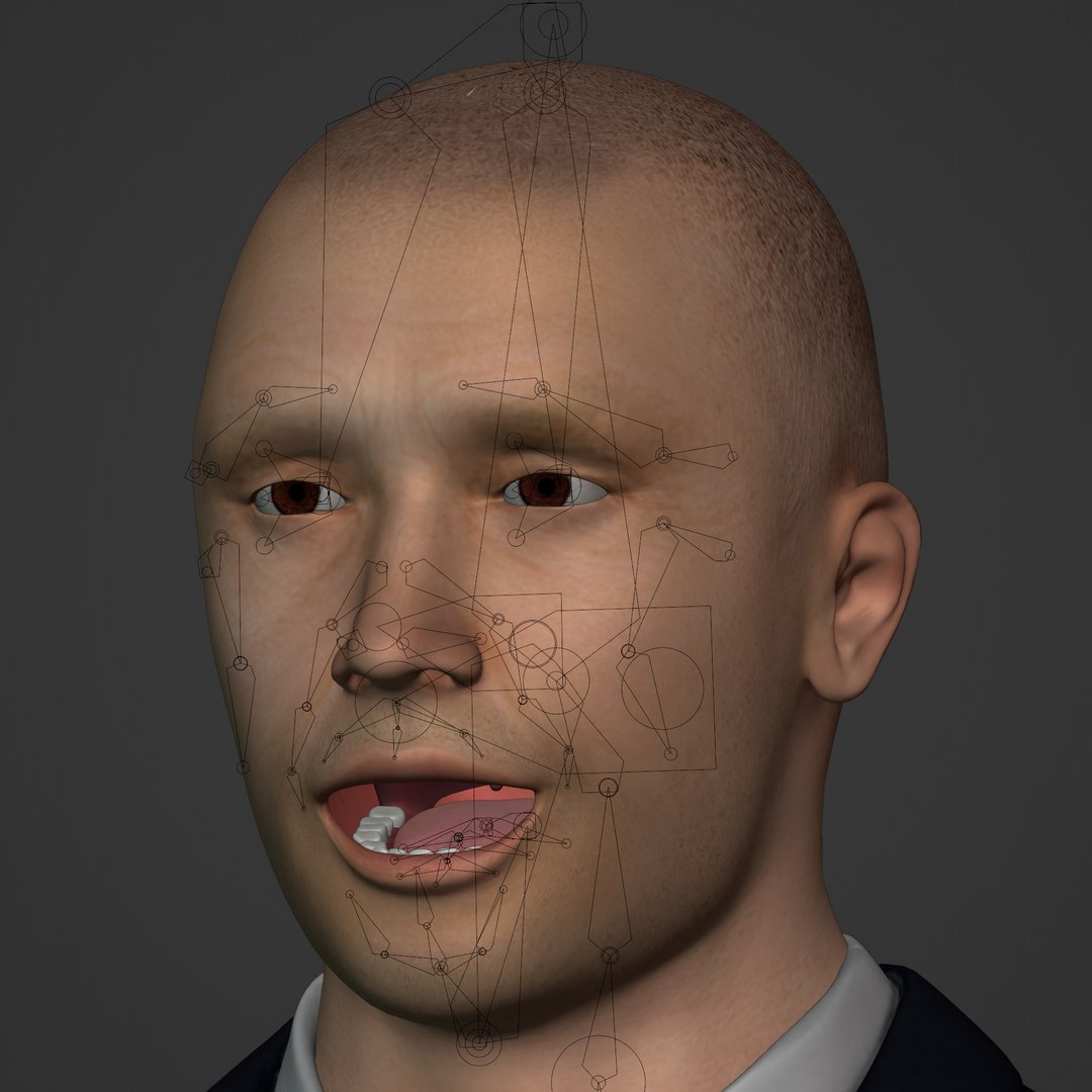 Businessman -- Rigged 3D model - TurboSquid 1926317