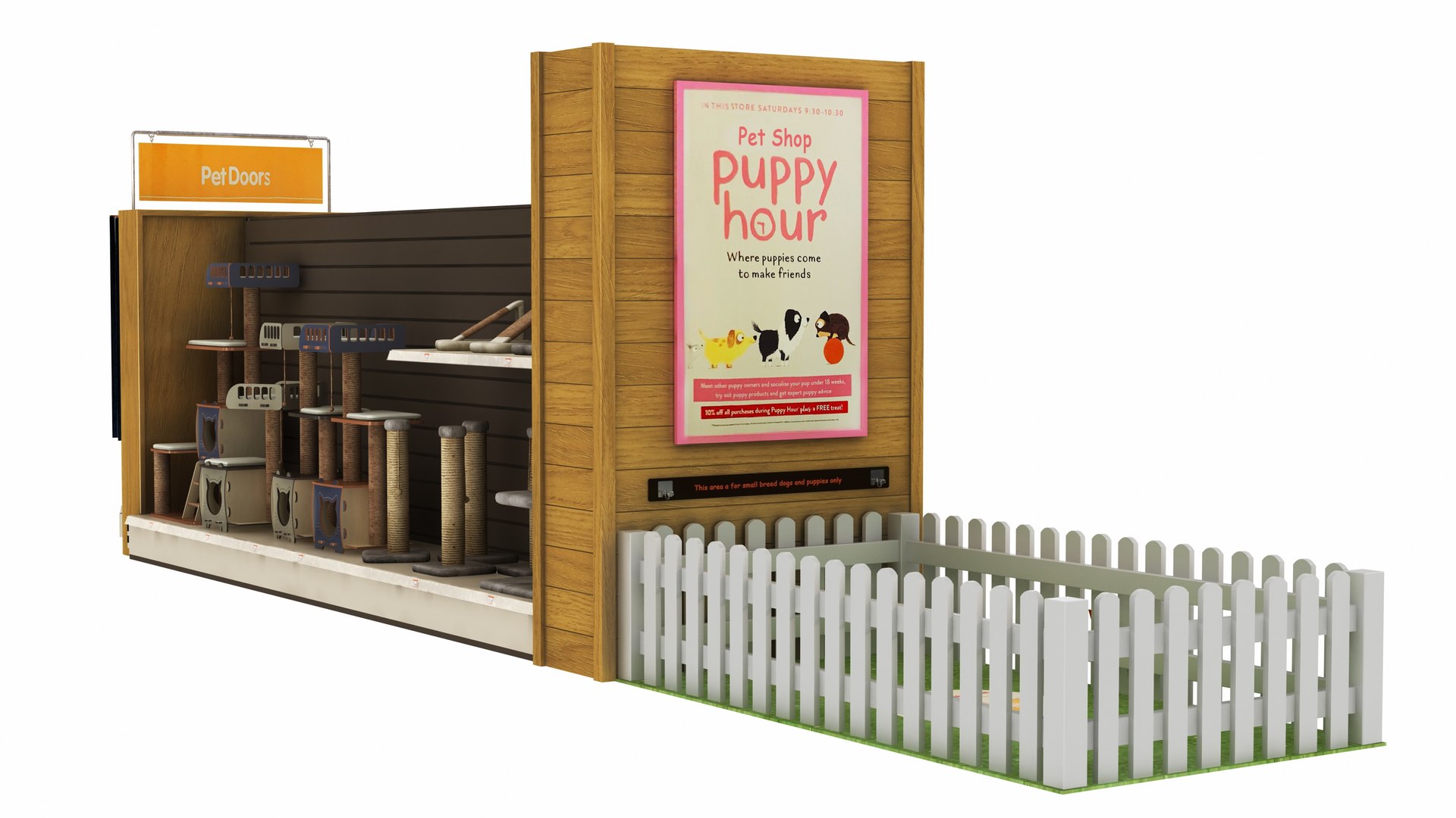 3D Model Pet Shop - Carrier Bed And House Collection - TurboSquid 1793389