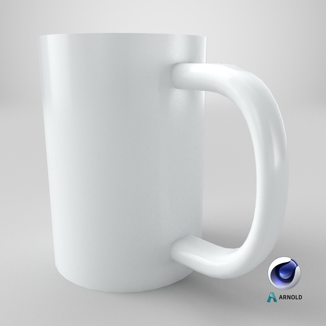 Low Poly Mug 3D Model True PBR Renders Zero Cleanup UVs 4K PBR Textures ...