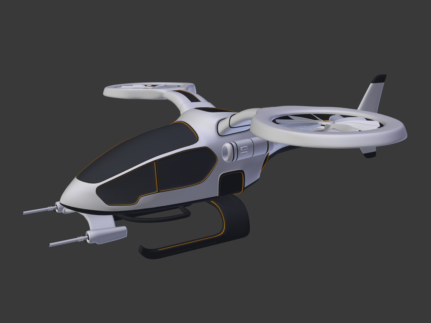 3D Military Flying Car - TurboSquid 1539060