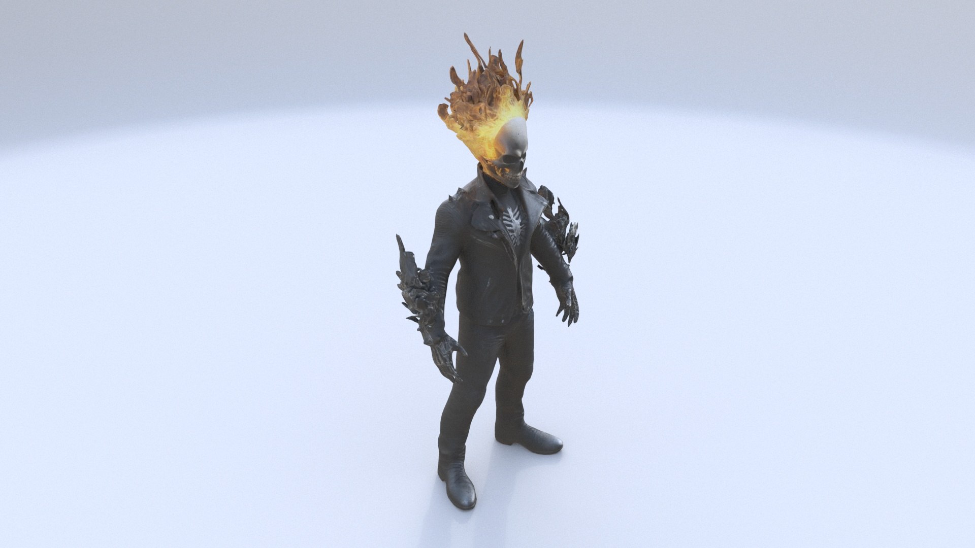 3D Ghost Rider Model - TurboSquid 2337176