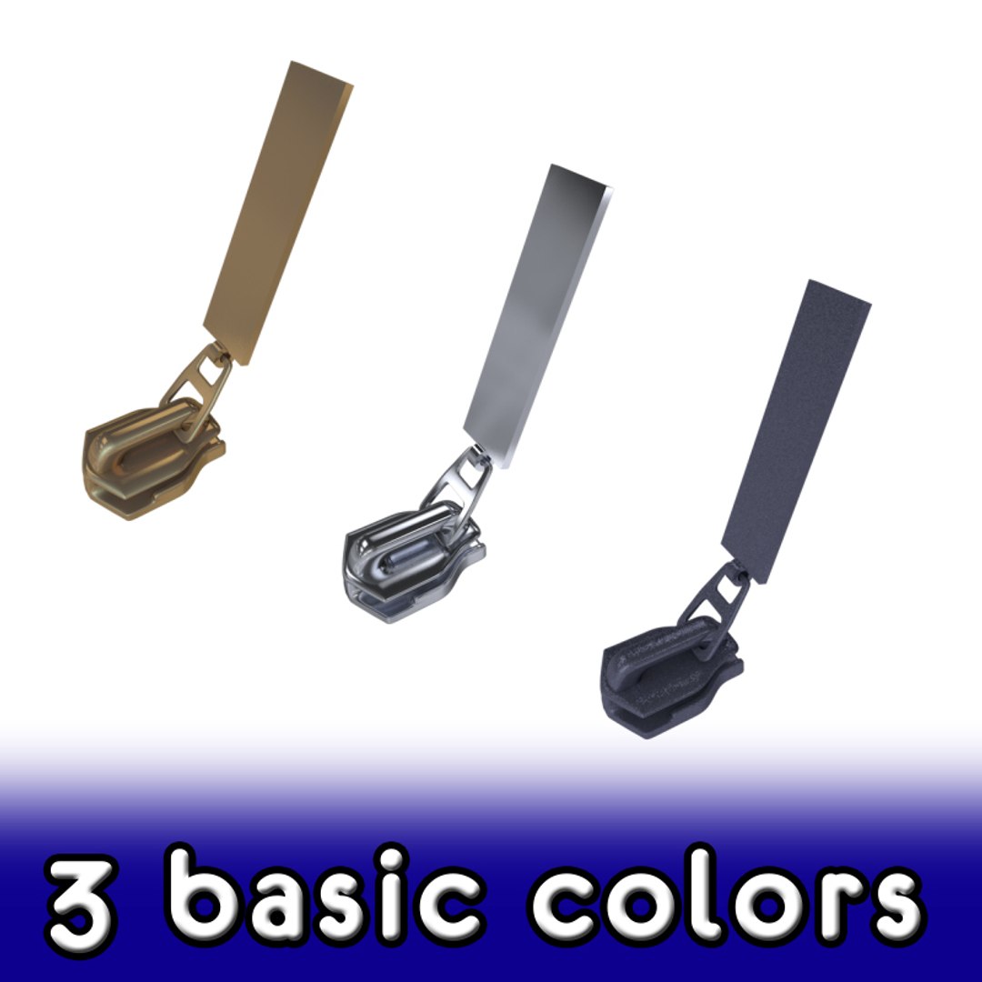 Zipper 3 3d Model