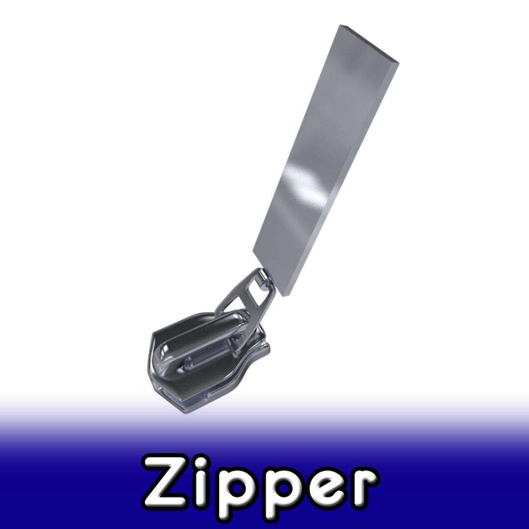 Zipper 3 3d Model