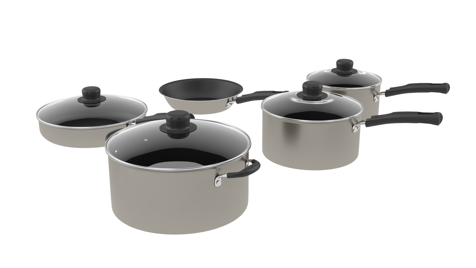 Cookware Set Model - TurboSquid 1948995
