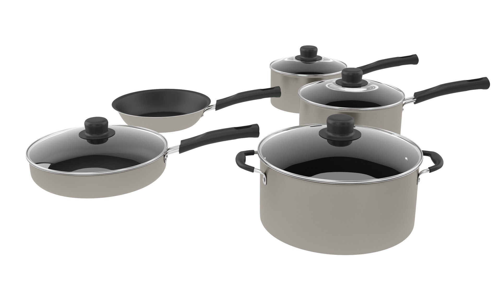 Cookware Set Model - TurboSquid 1948995