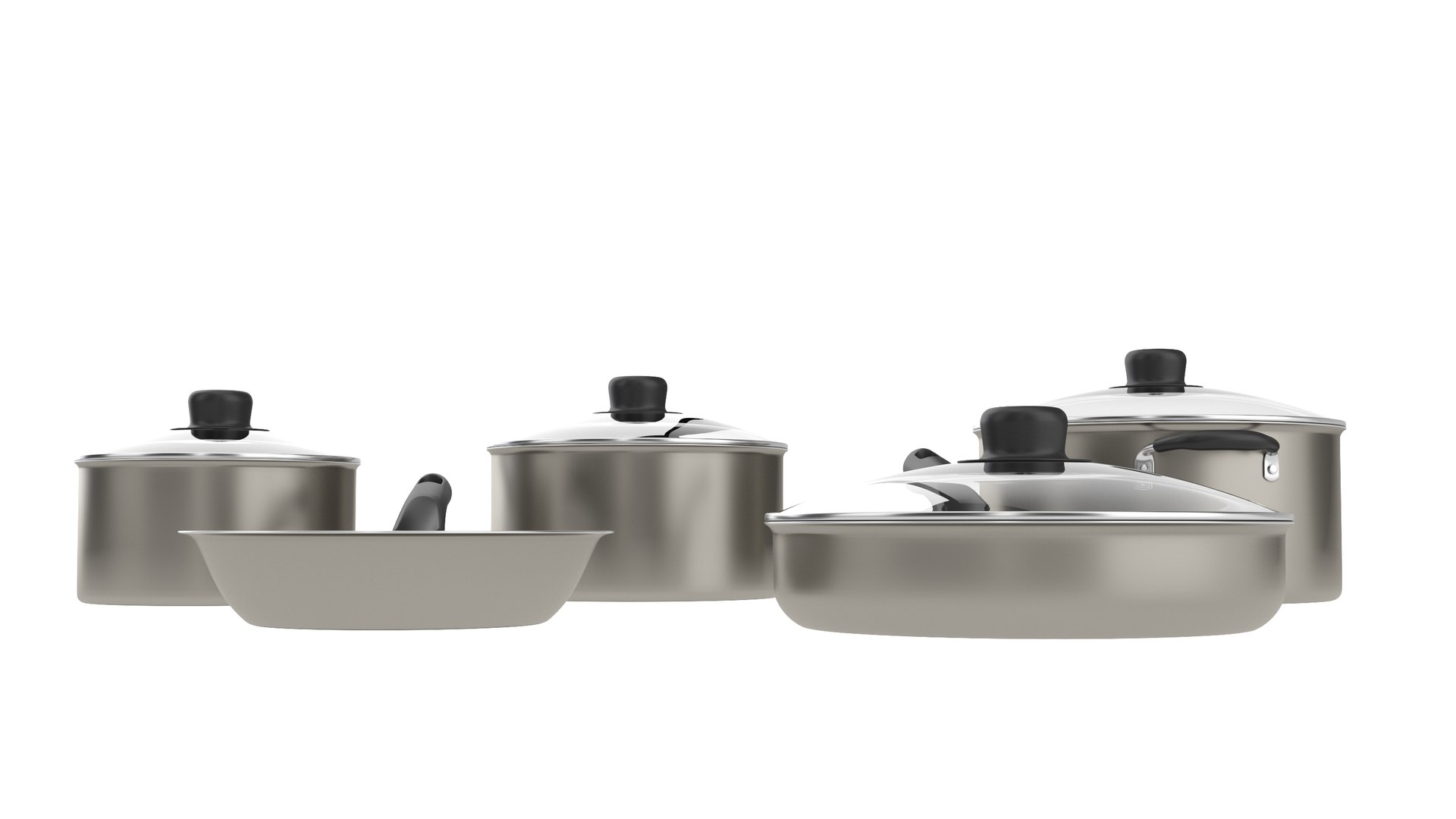 Cookware Set Model - TurboSquid 1948995