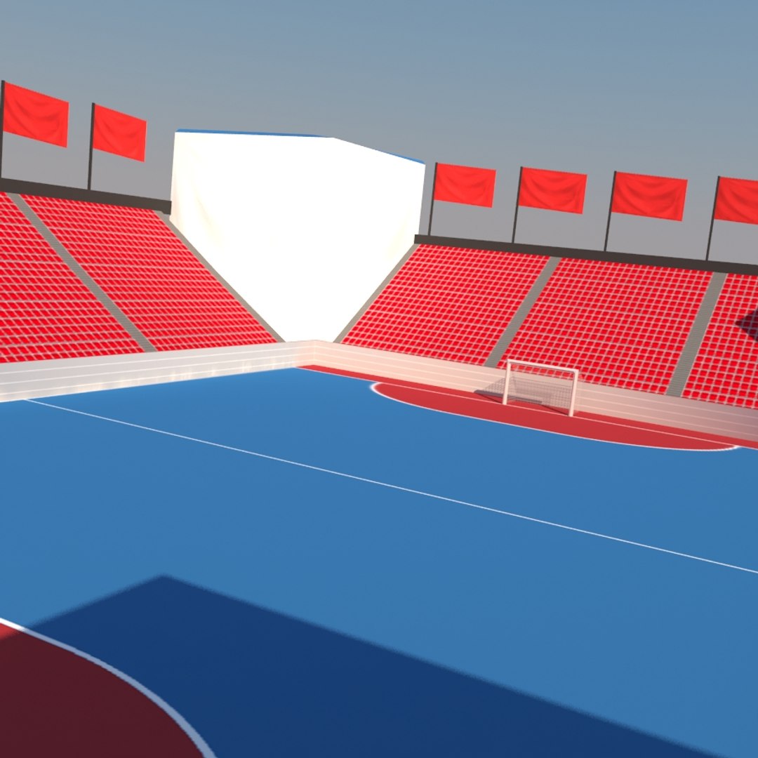street soccer court arena 3d max