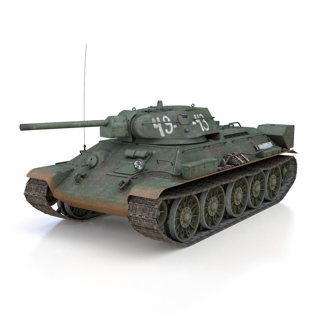 T-34-76 - 1942 49-43 3D Model - TurboSquid 1645717