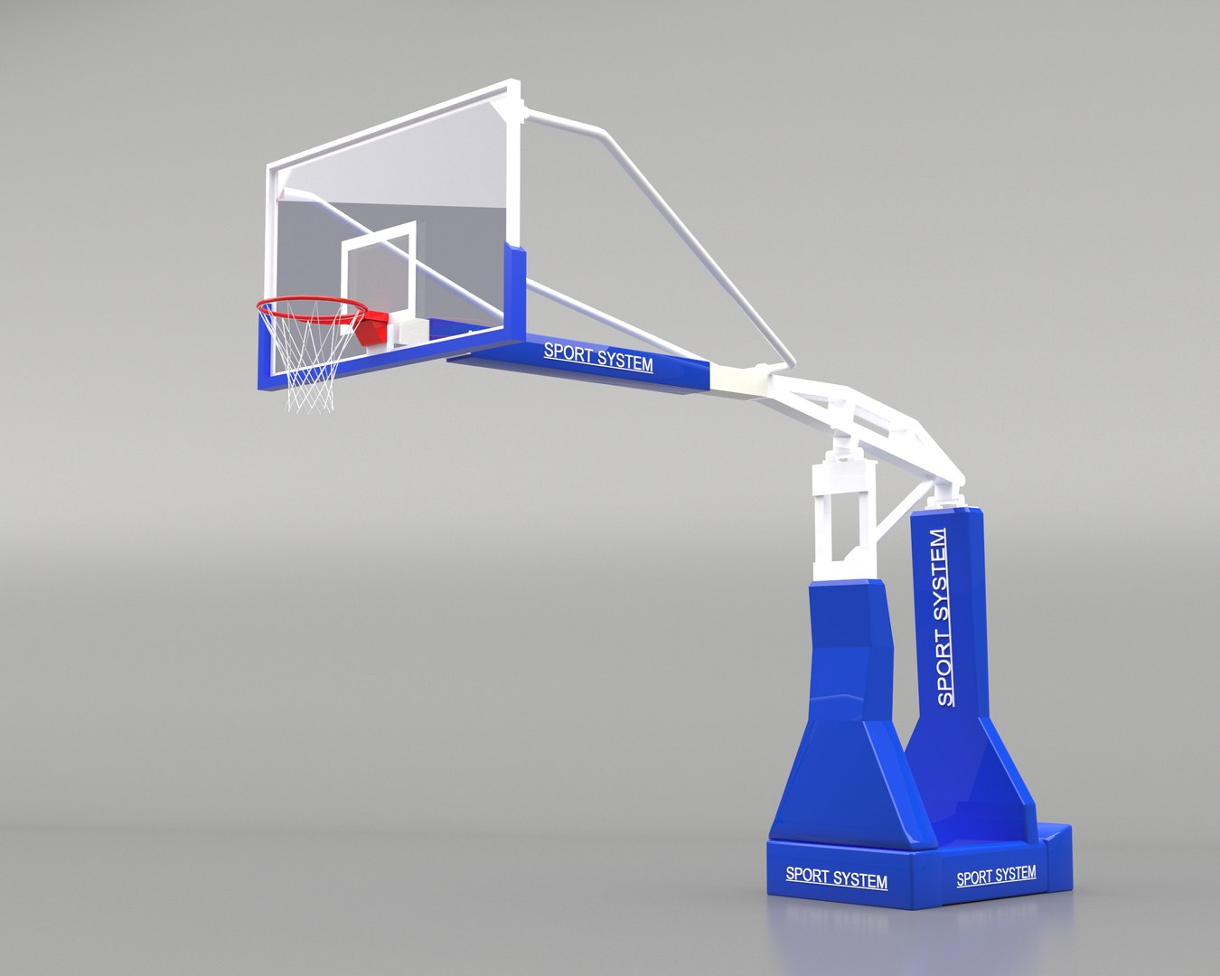 Portable Basketball Stand 3D - TurboSquid 1508402