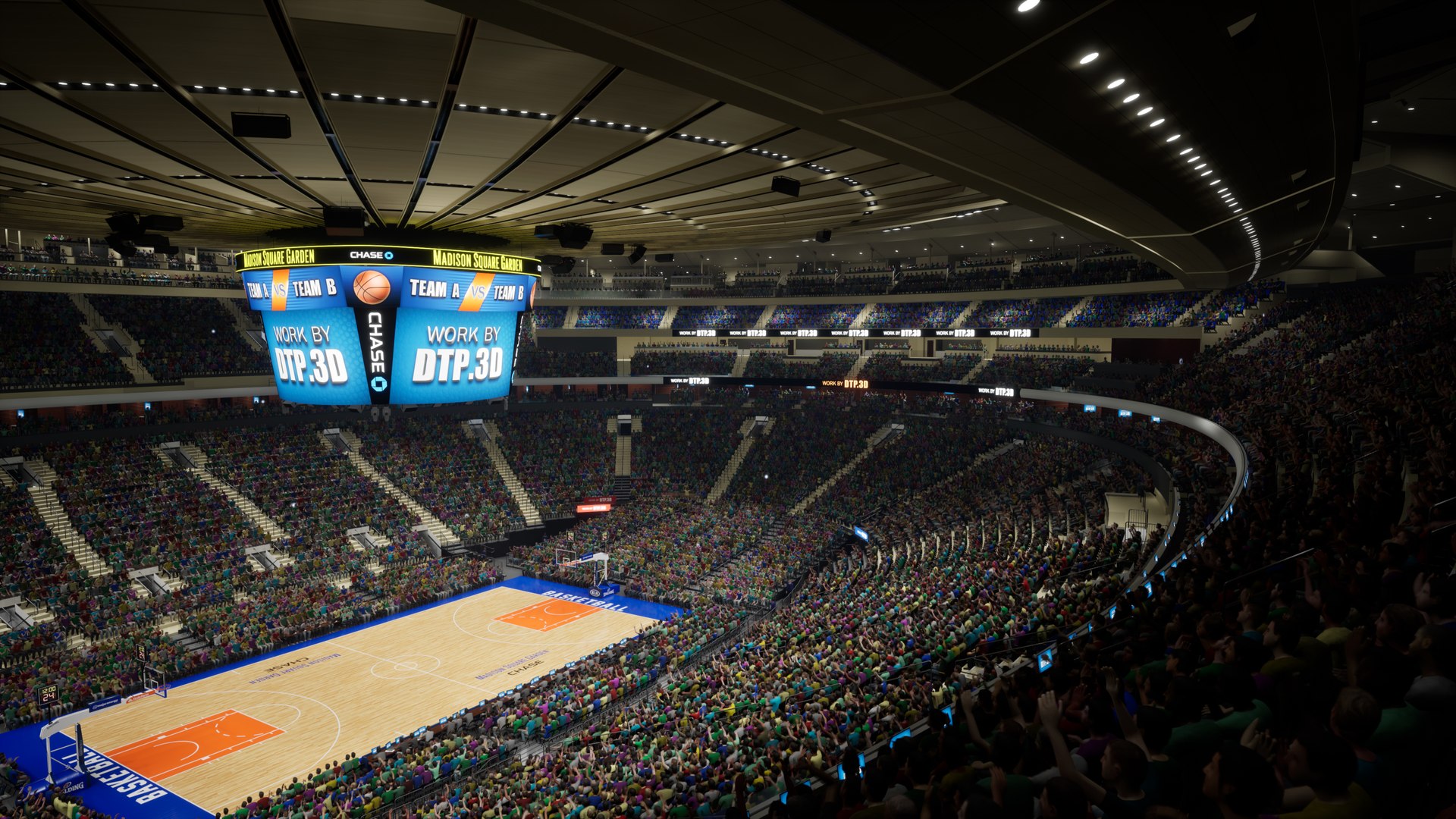MSG Arena Basketball UE5 3D - TurboSquid 1962897