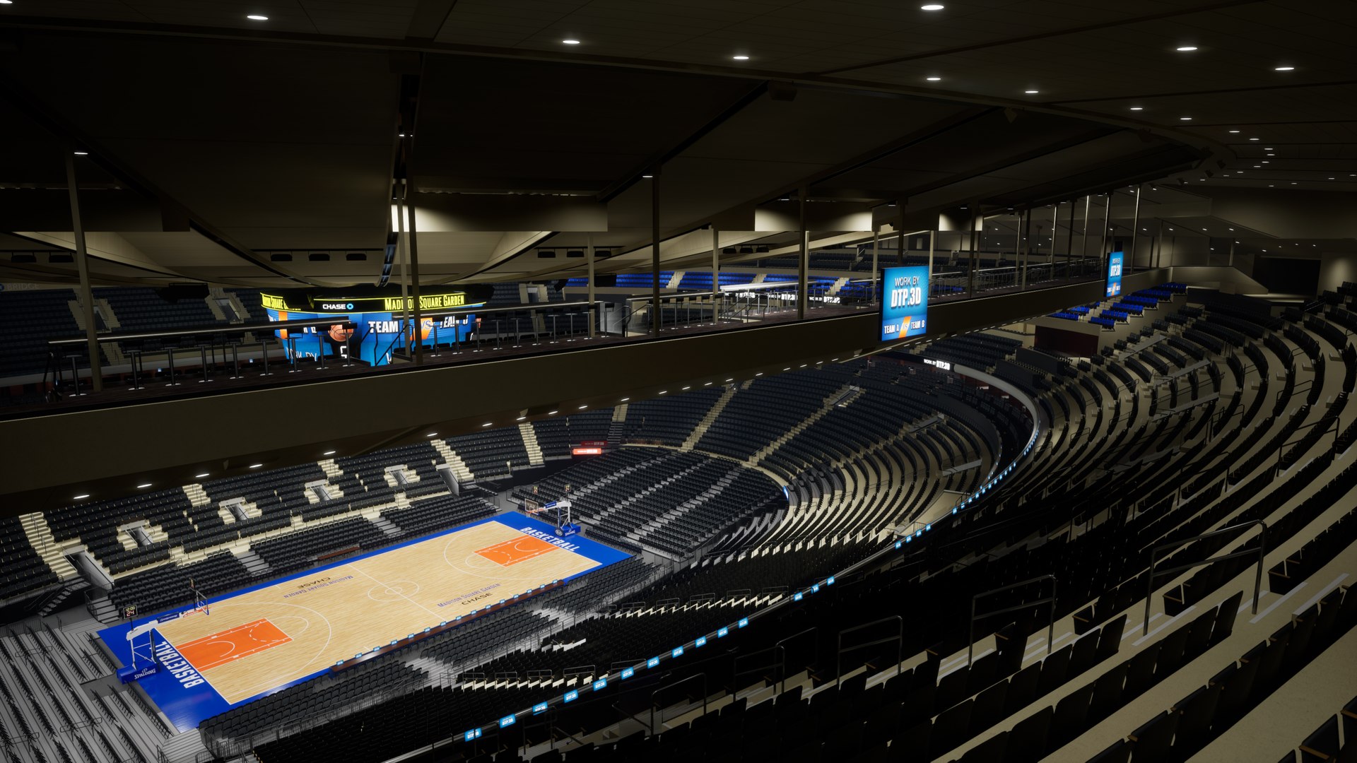 MSG Arena Basketball UE5 3D - TurboSquid 1962897