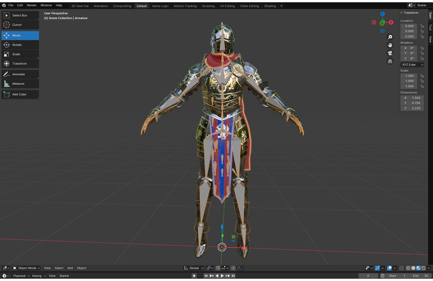 Guardian Knight 3D Model - TurboSquid 2351031