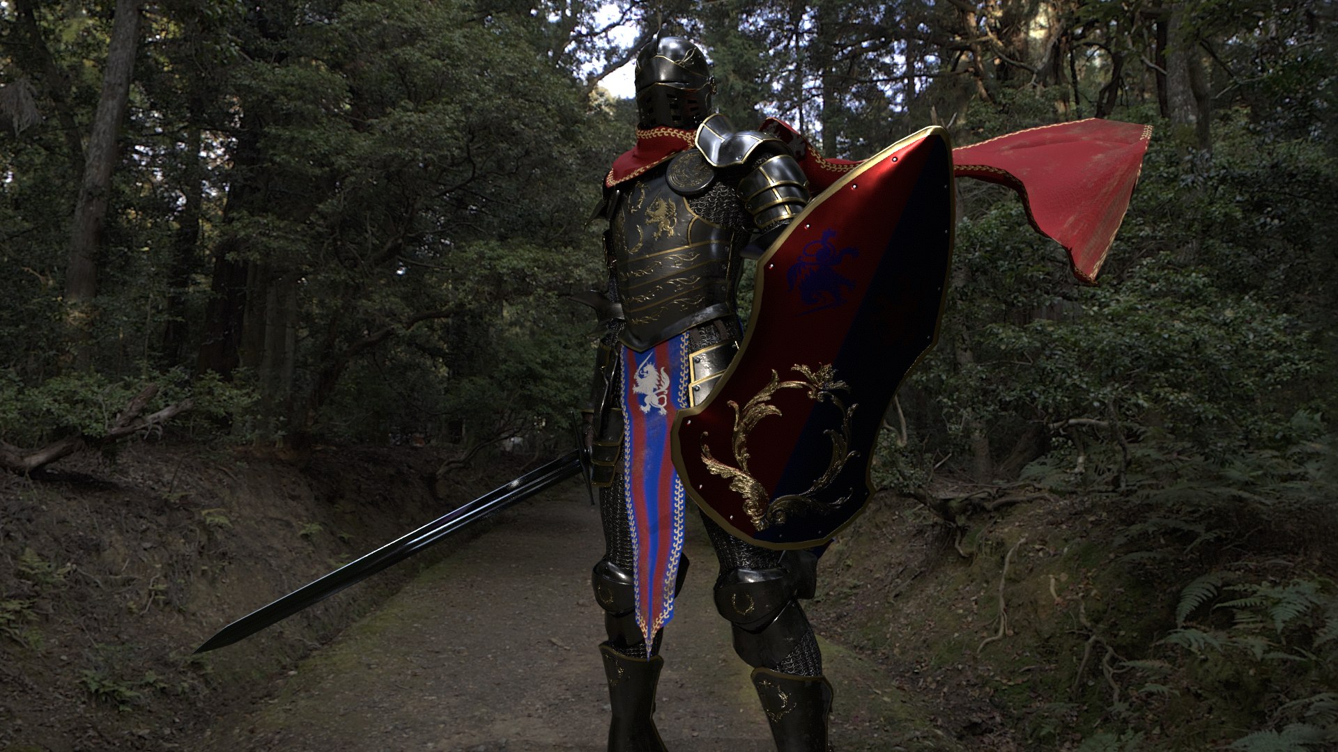 Guardian Knight 3D Model - TurboSquid 2351031