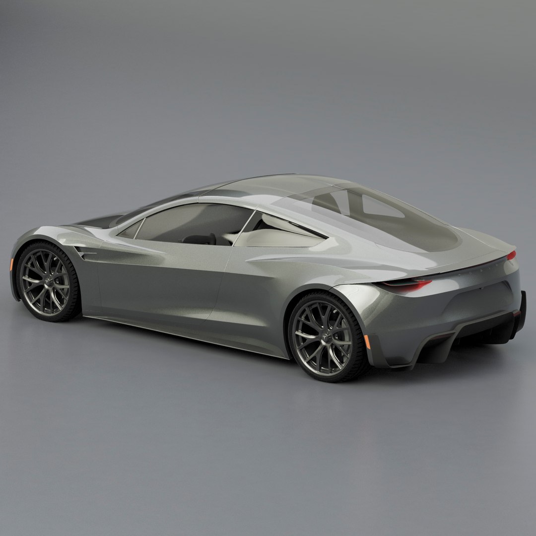 3D Tesla Roadster 2020 model - TurboSquid 1745282