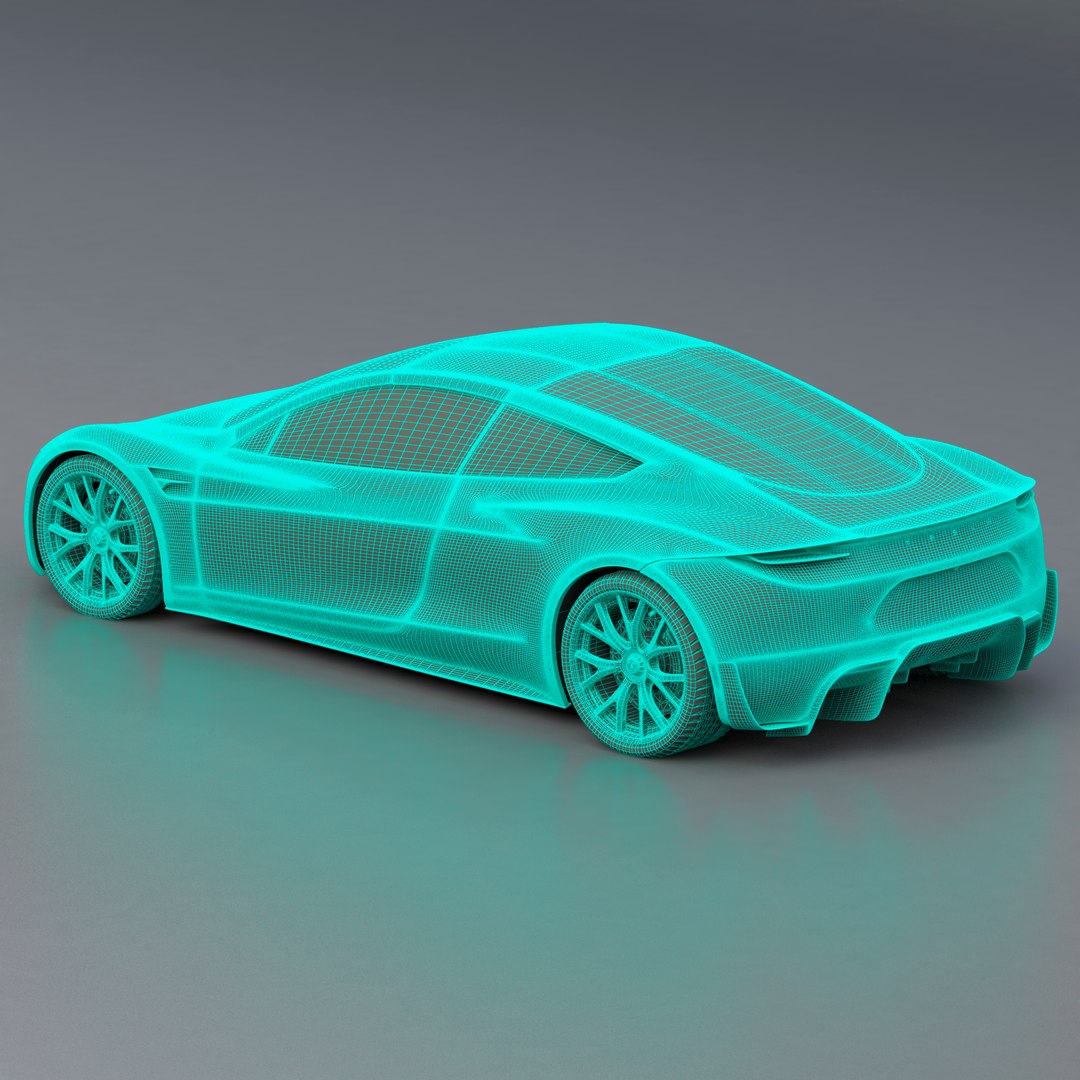 3D Tesla Roadster 2020 model - TurboSquid 1745282