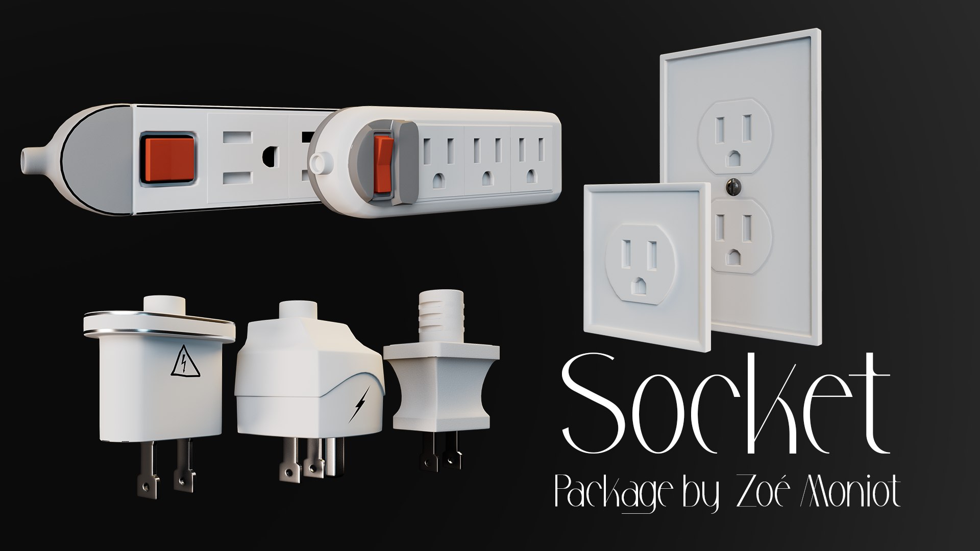 3D Model Socket Package - 3D Model - TurboSquid 2186259