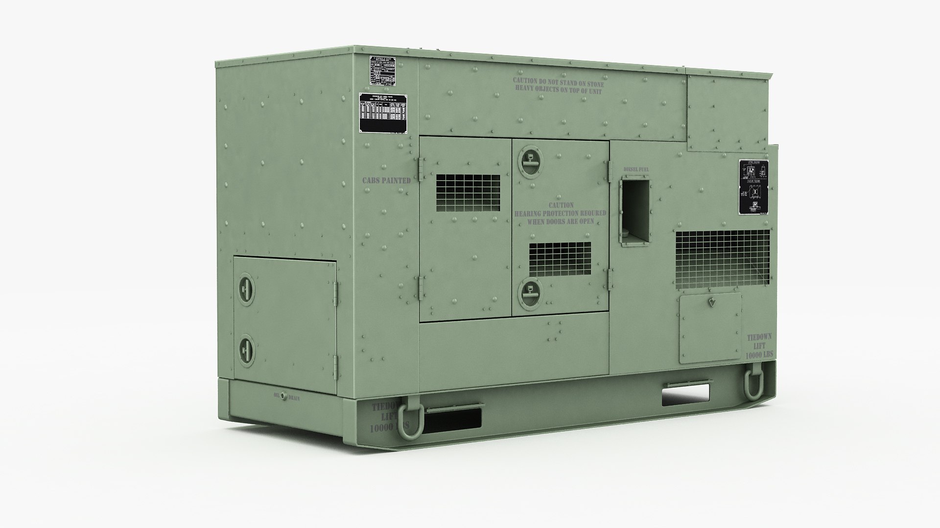 3D 60kw generator - TurboSquid 1527023
