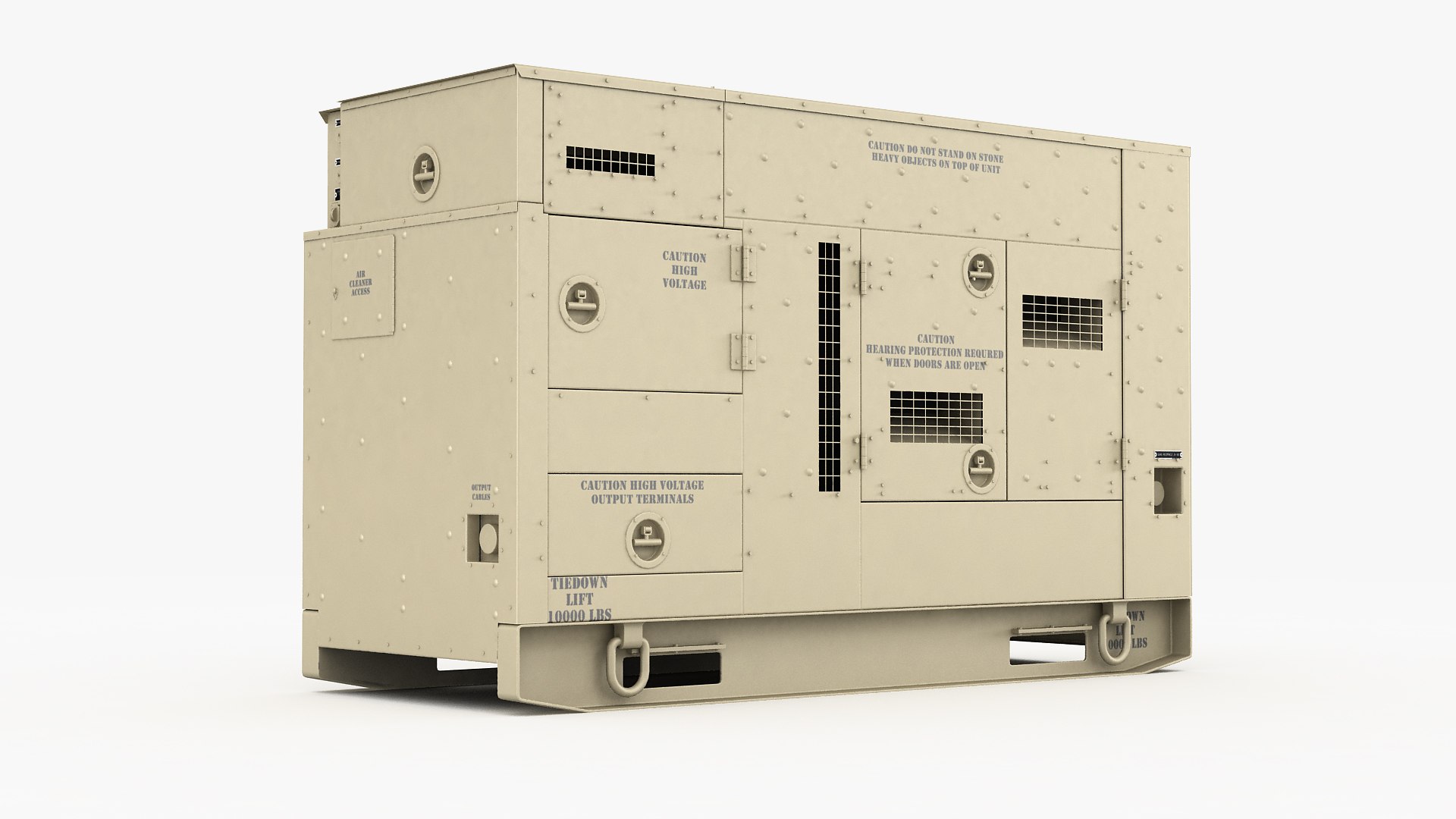 3D 60kw Generator - TurboSquid 1527023