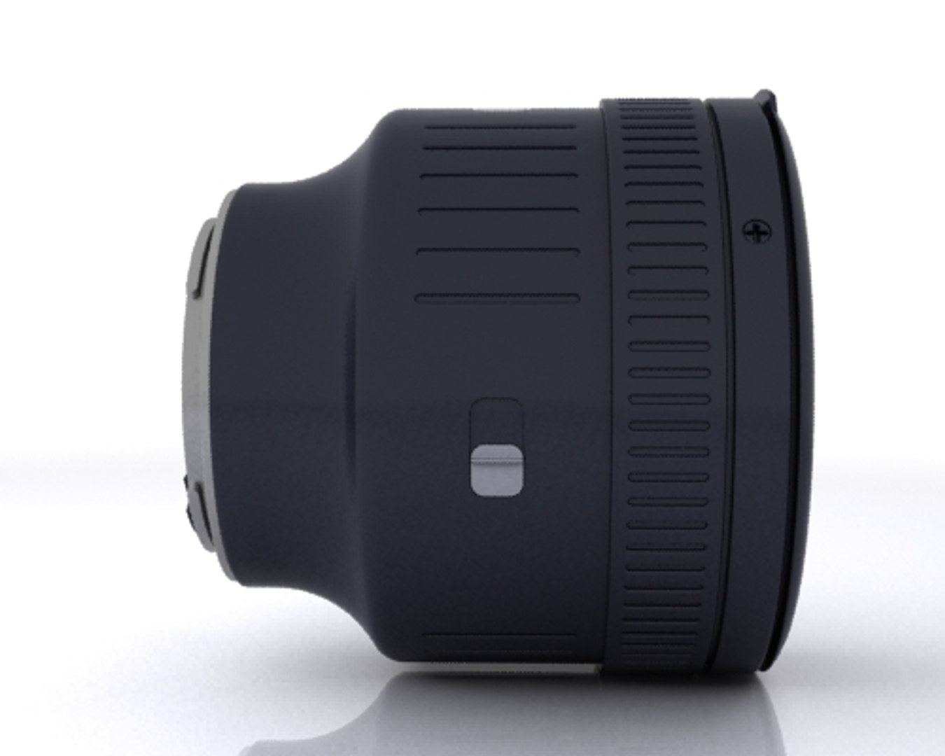 85mm telephoto lens 3d model