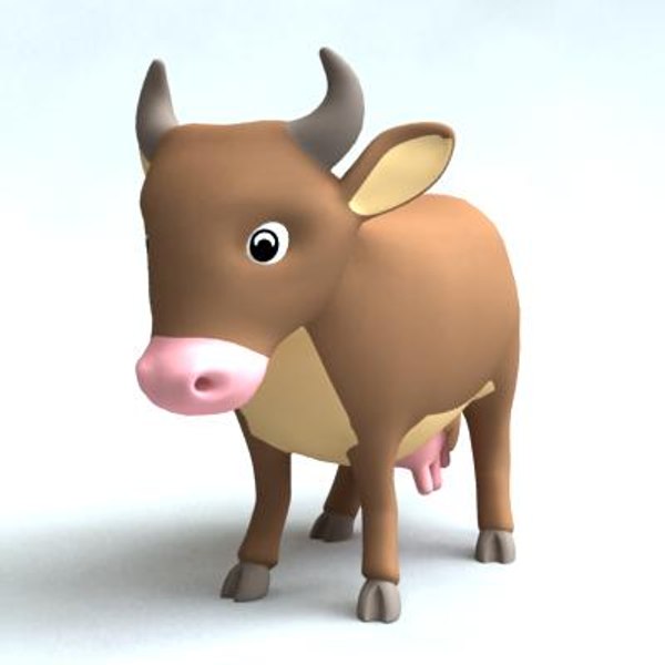 3d model cow
